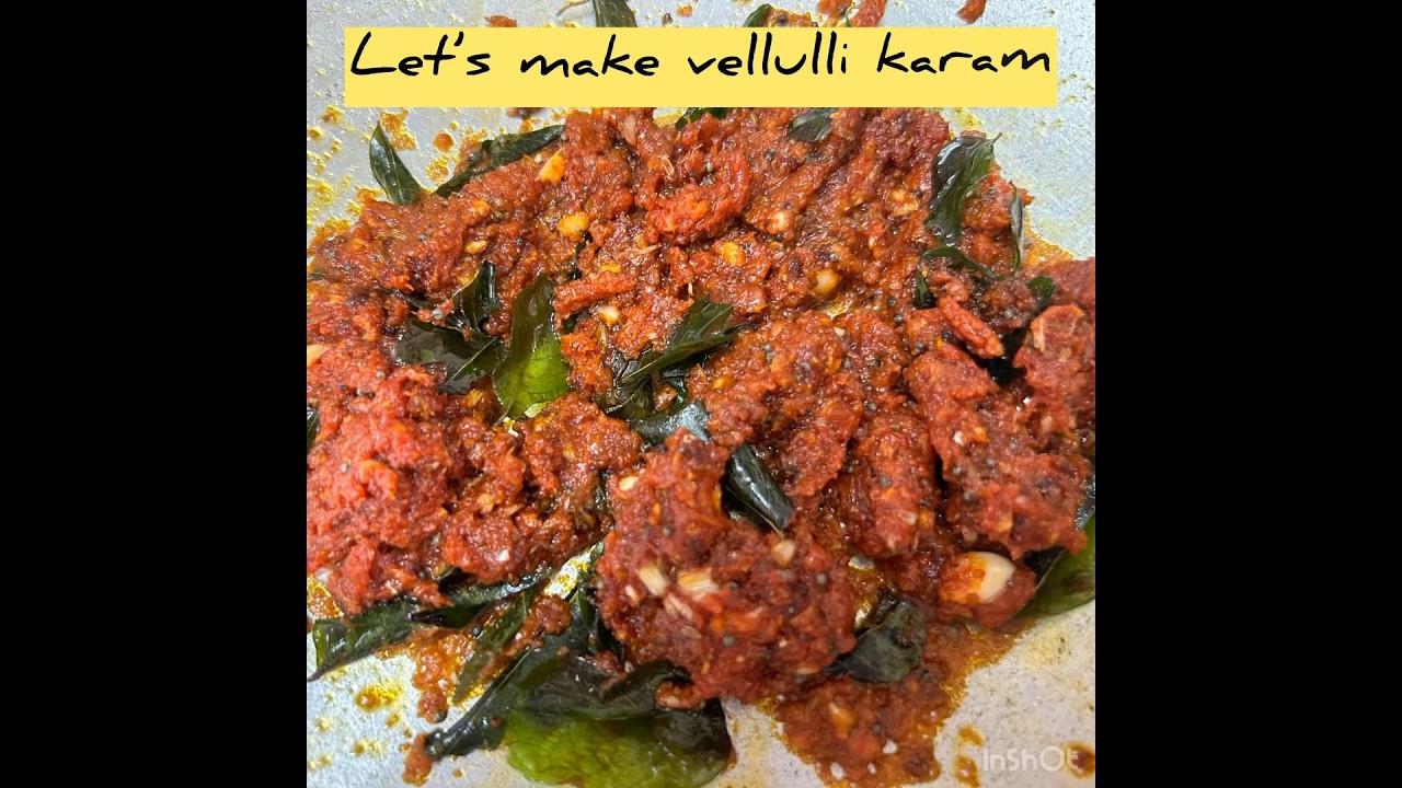 Vellulli Karam | Ellipaya Karam Podi | Garlic Karam Podi #garlic #food ...