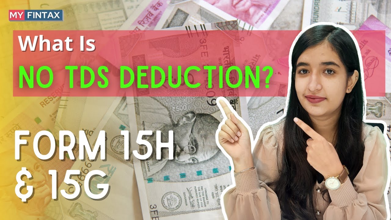 Form 15H and 15 G | How to save TDS on PF Withdrawal ? 15G and 15H form ...