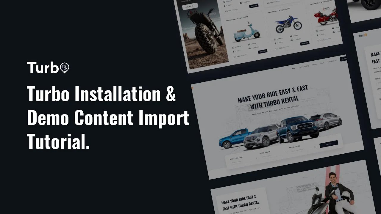 Turbo Installation and Demo Content Import - YouTube