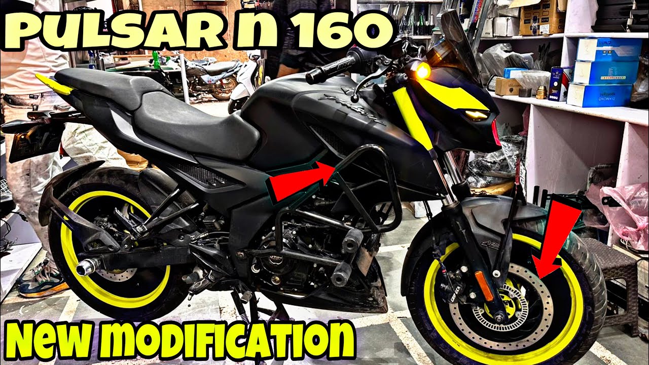 Pulsar N 160 Modification l N160 Rim Cover | graphics Stickers ...