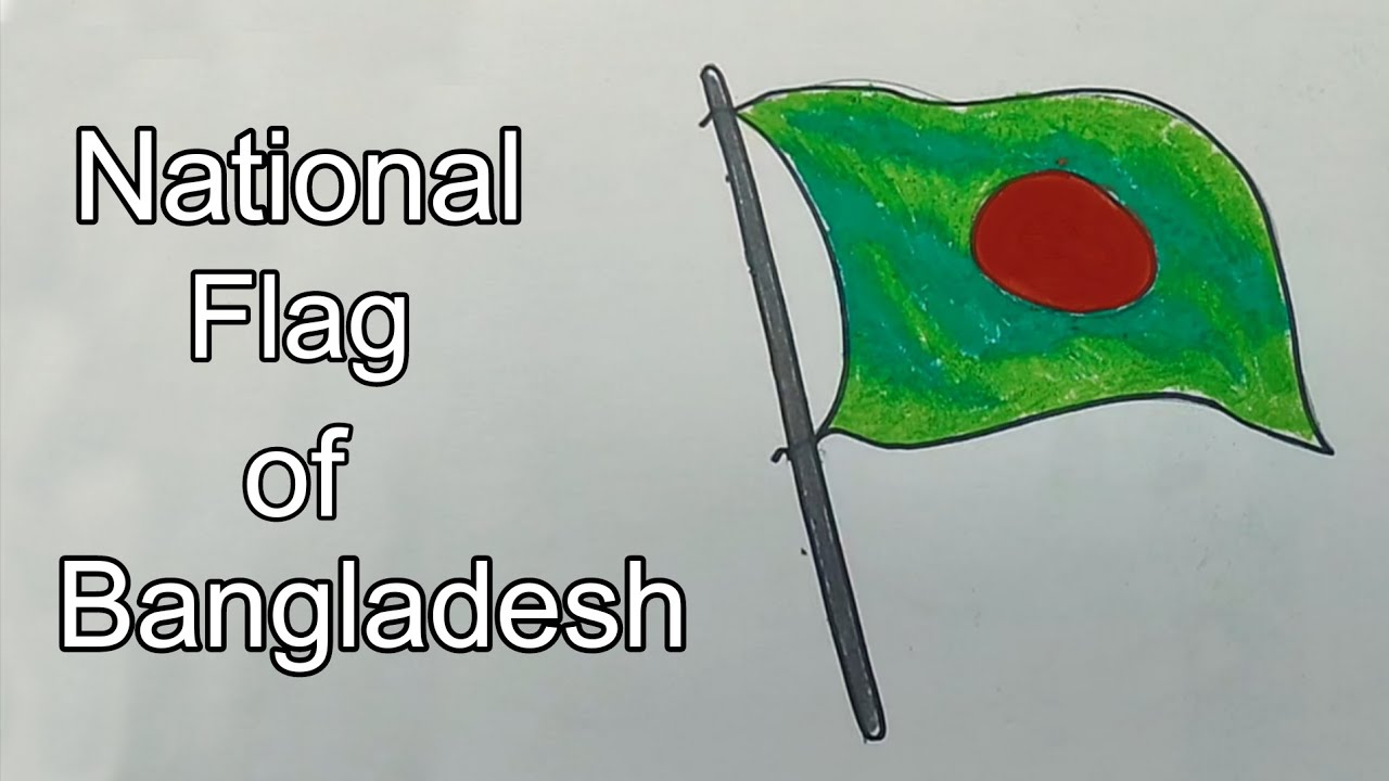 National Flag of Bangladesh Drawing Tutorial | Step by step | Tishian ...