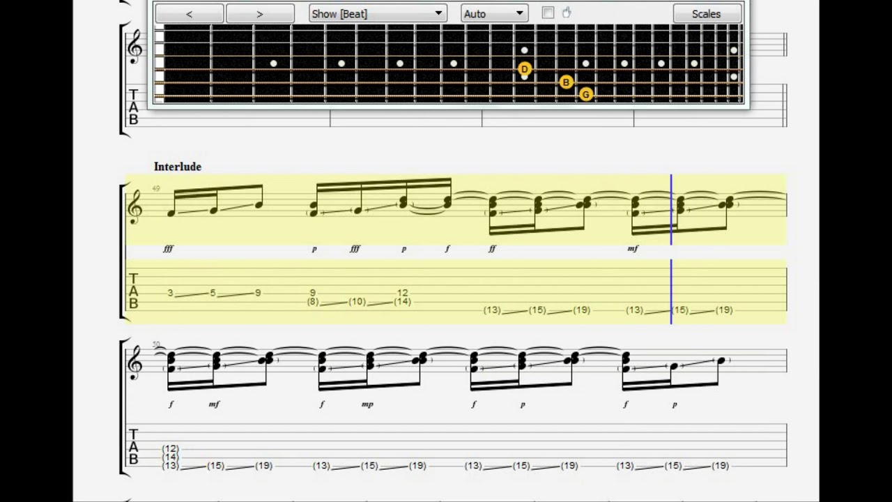 311 - Amber Guitar Tab #Guitar 2 - YouTube