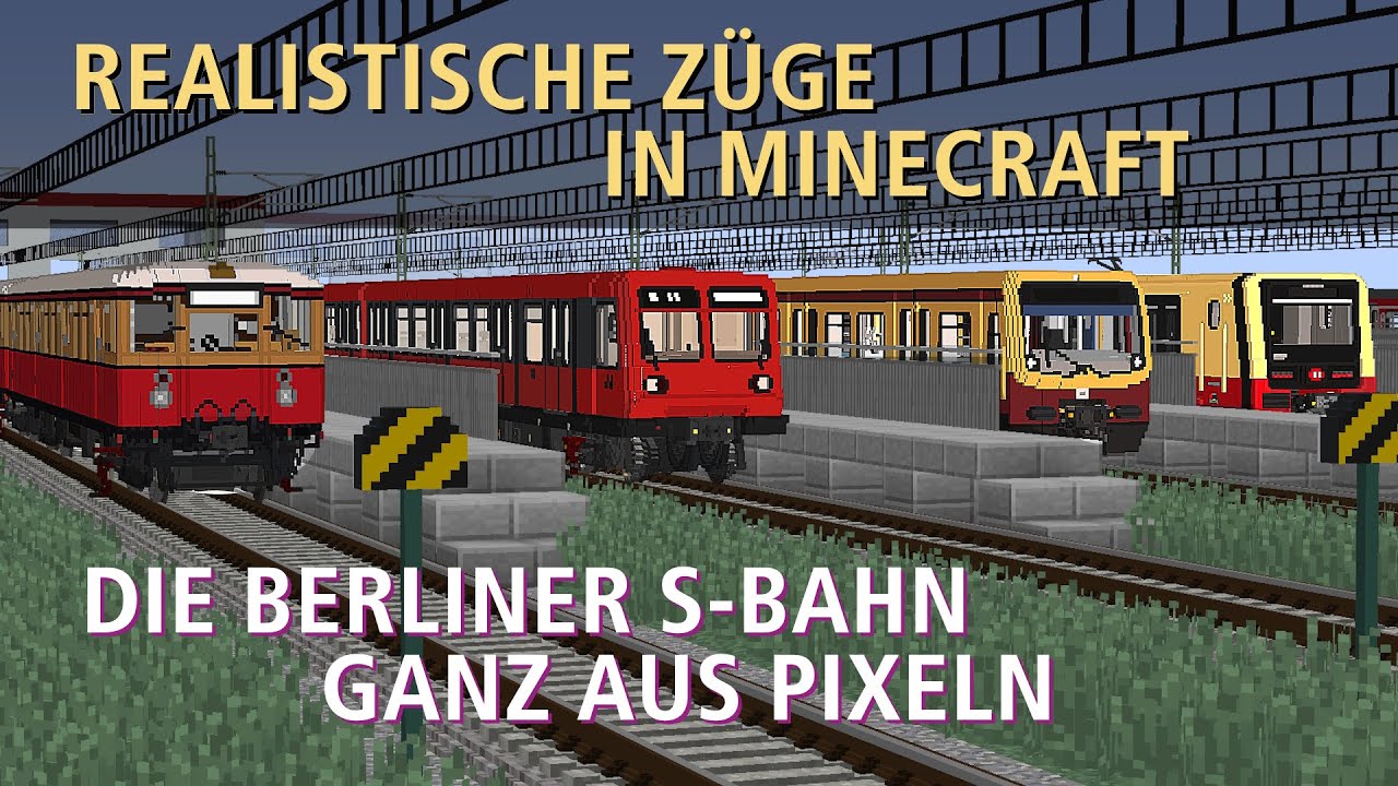 S-Bahn Berlin in Minecraft - Erkundung mit ÖPNV Berlin SIM ...