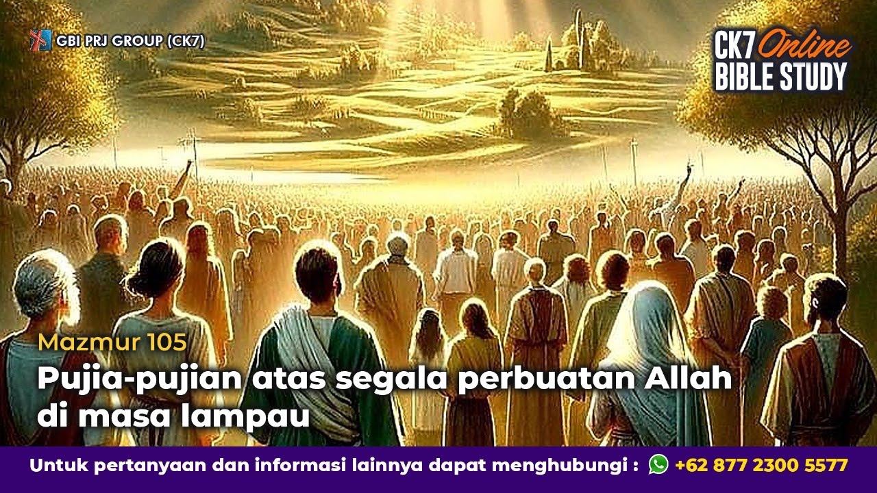 Bible Study Mazmur 105 - YouTube