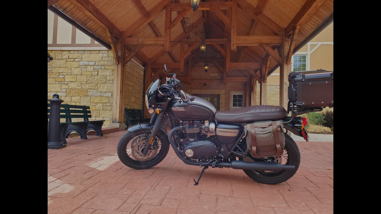Triumph T120 - Monroe and New Glarus WI Ride. - YouTube