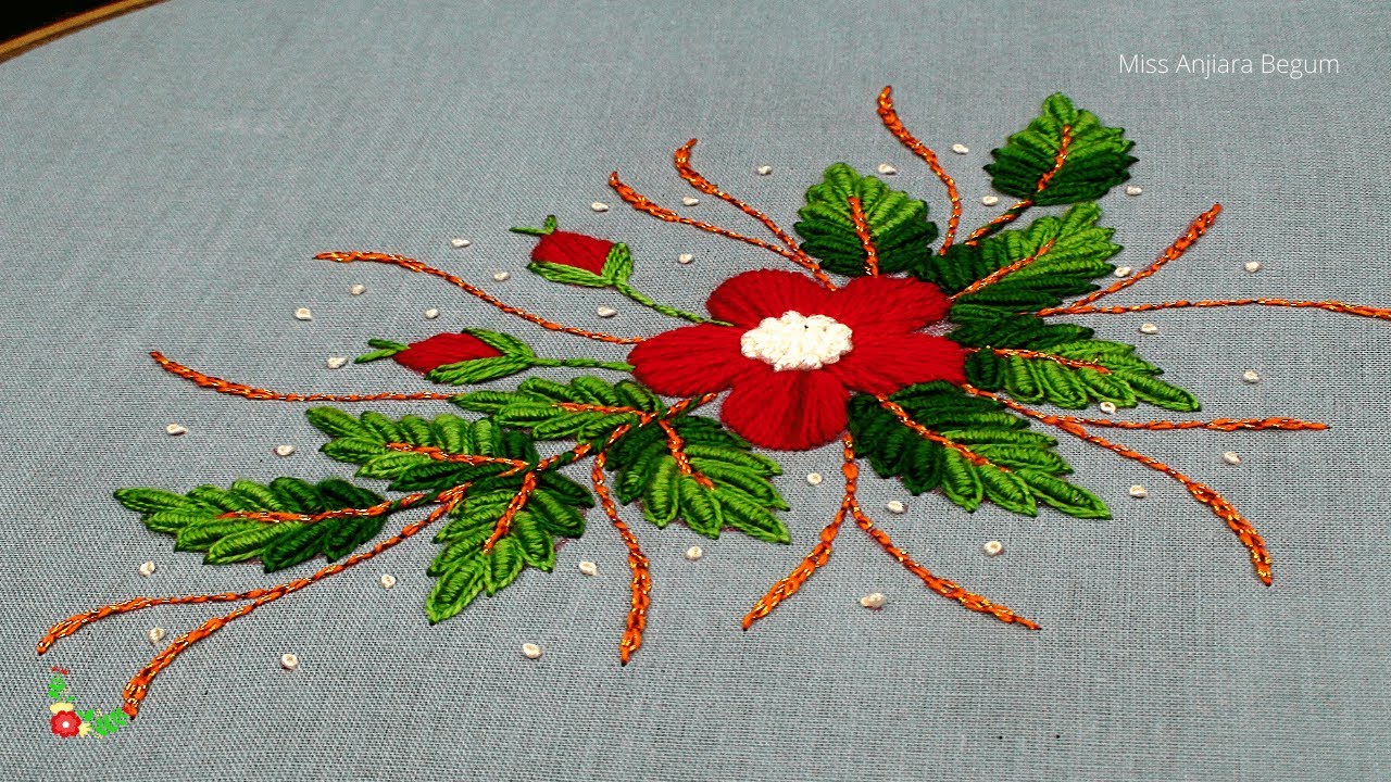 Crewel embroidery patterns, Crewel embroidery flowers, Kashmiri ...