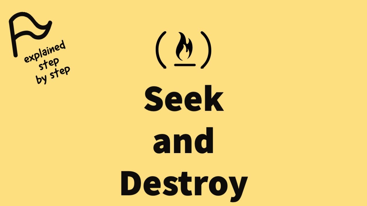 [STEP BY STEP] FreeCodeCamp - Seek and Destroy - YouTube