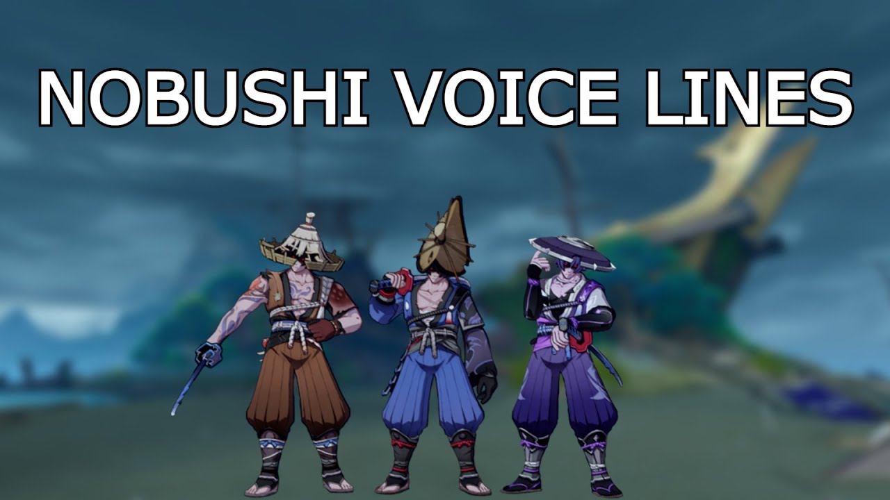 Nobushi Voice Lines and Sounds (English) | Genshin Impact - YouTube
