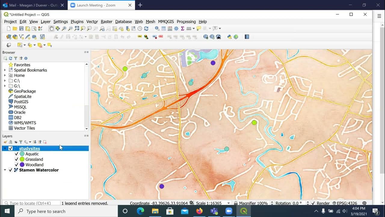 Create a Simple Map From Latitude and Longitude Data in QGIS - YouTube