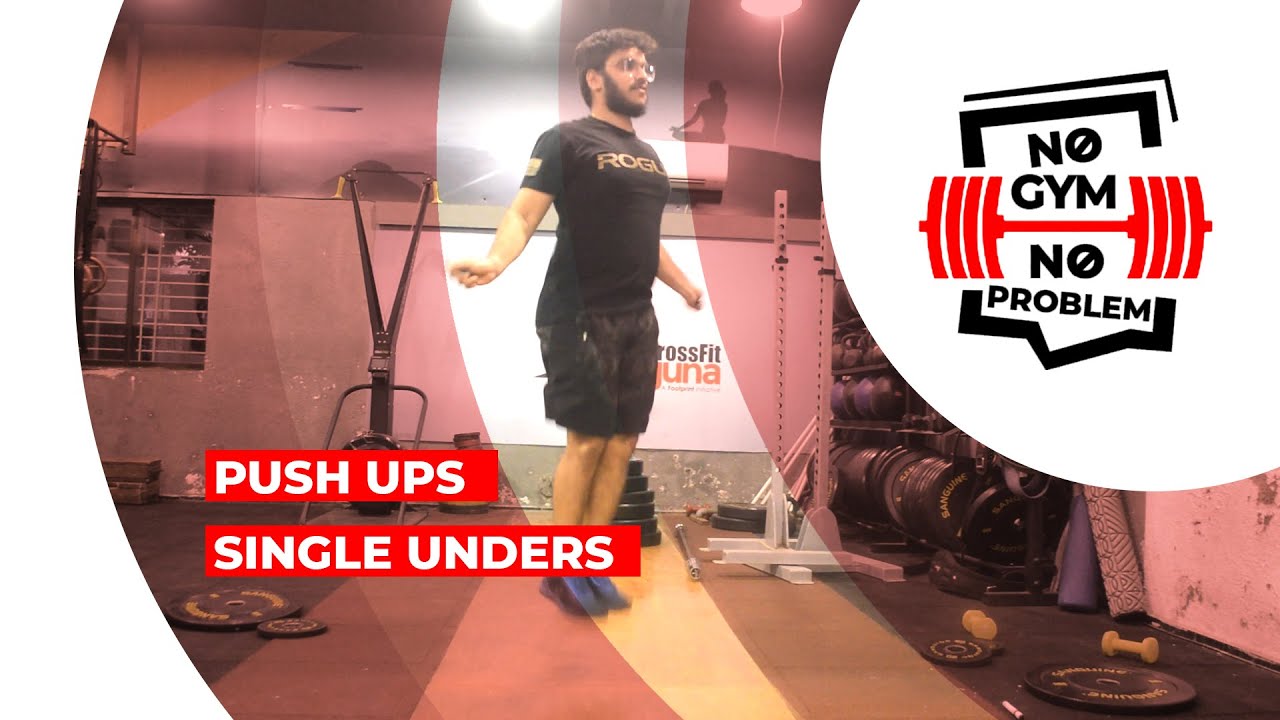 CrossFit Workouts at home - Push Ups + Single Unders - YouTube