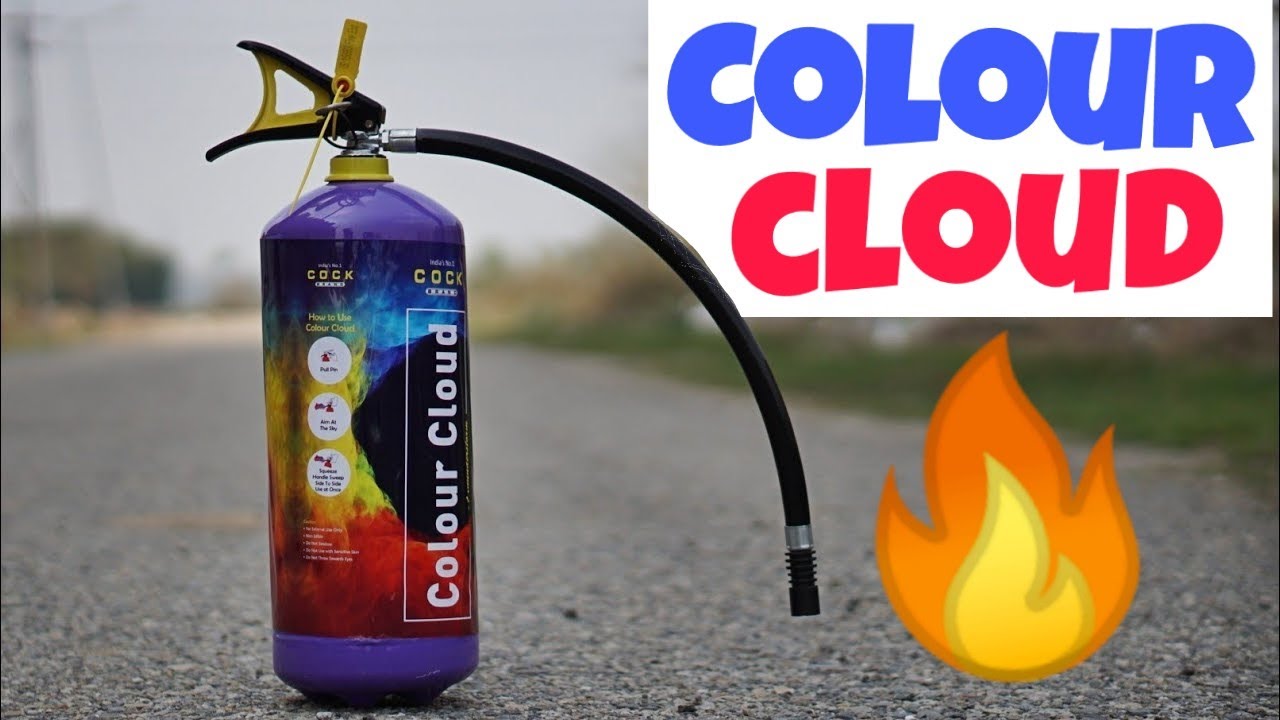 COLOUR CLOUD🔥 | HOLI STASH TESTING 2020 | UNIQUE GULAL TANK[COLOUR BOMB ...