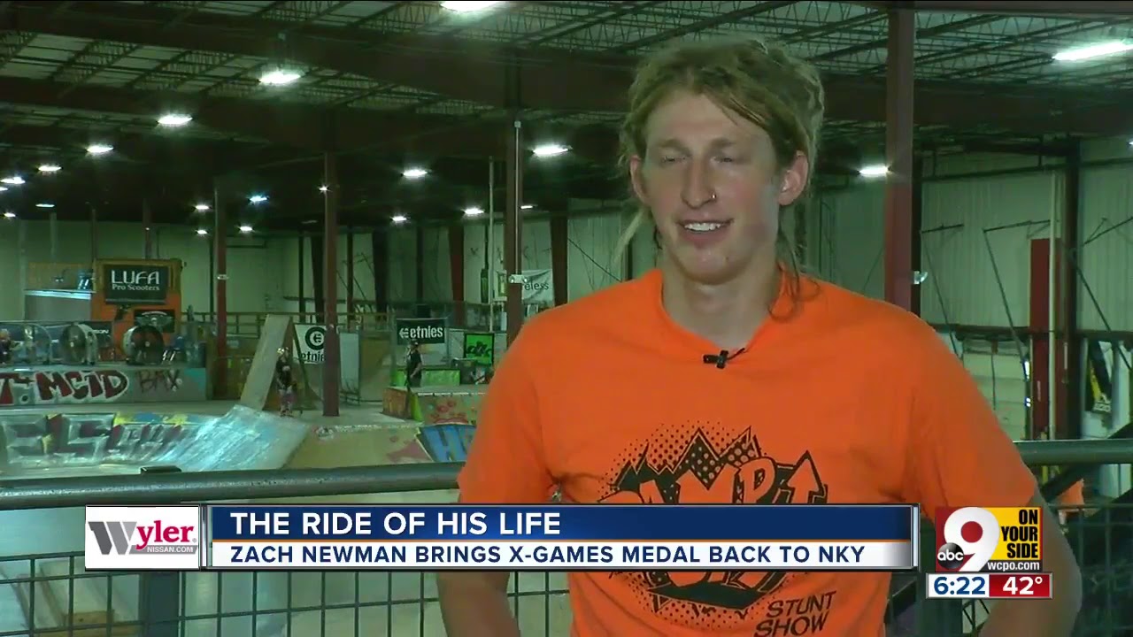 X-Games champ Zach Newman talks about the ride of his life - YouTube