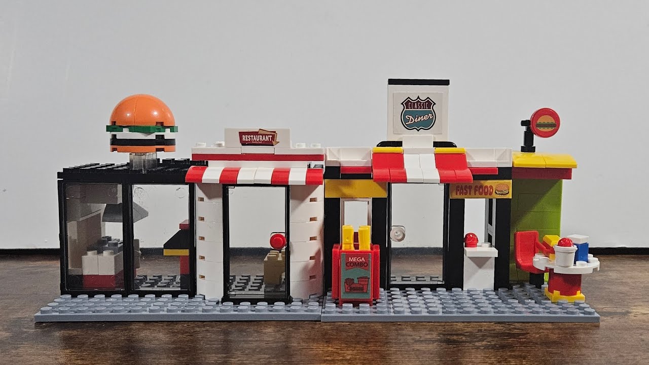 Make-It Blocks Construction Stores Fast Food Classic Dinner review and ...