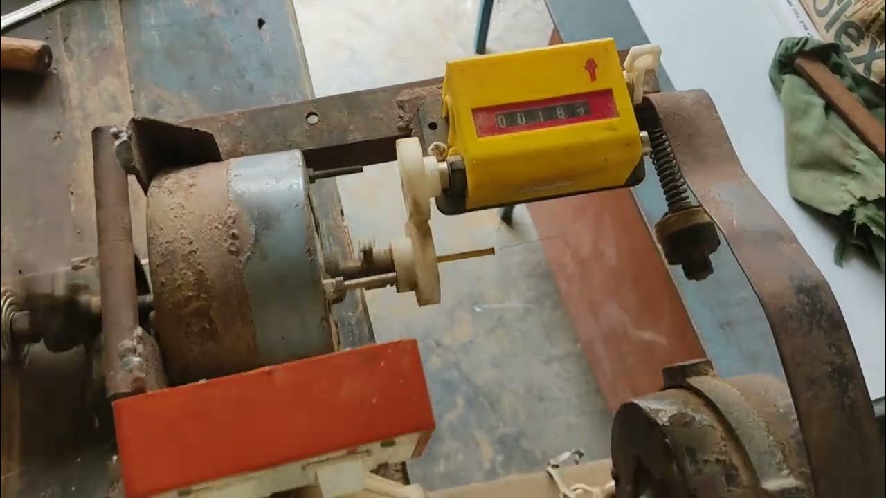 home made ceiling fan winding machine/ceiling fan rewinding/Ceiling fan repair in home - YouTube