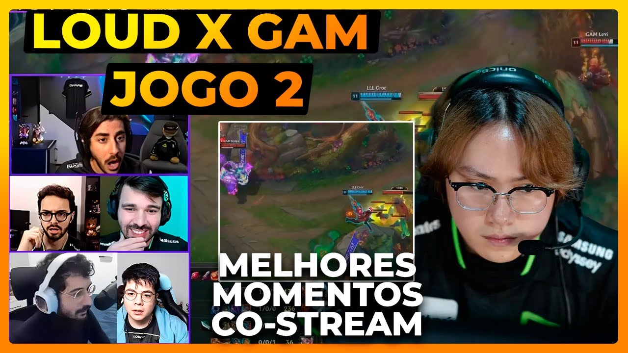 LOUD X GAM MELHORES E PIORES MOMENTOS JOGO 2 COSTREAM ILHA DAS LENDAS E REVOLTA WORLDS 2023 ...