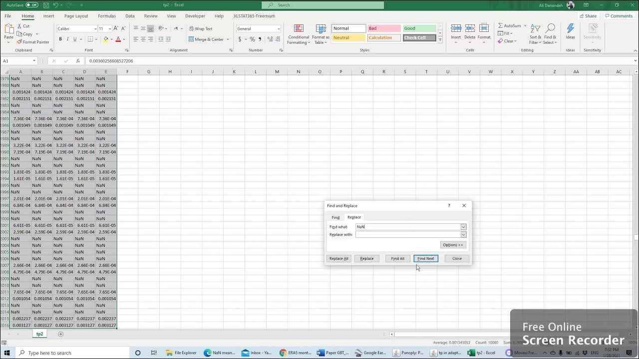 Removing missing values in Excel Ali Danandeh Mehr - YouTube