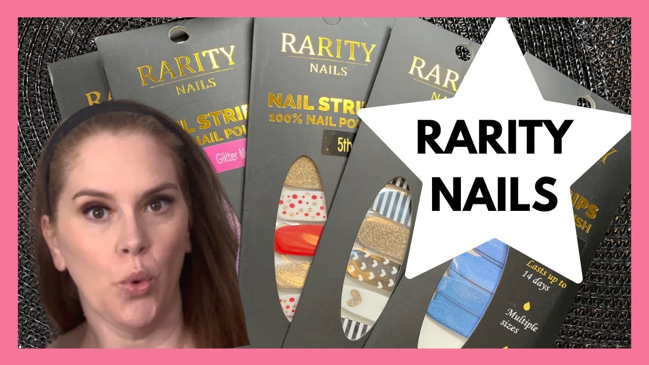 HOW TO APPLY RARITY NAIL STRIPS - YouTube
