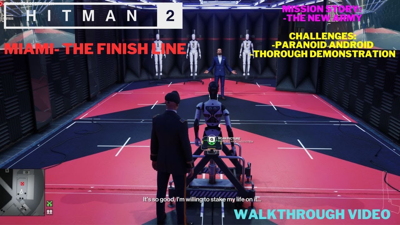 Hitman 2 Miami - Mission Story: The New Model Army. Challenges ...