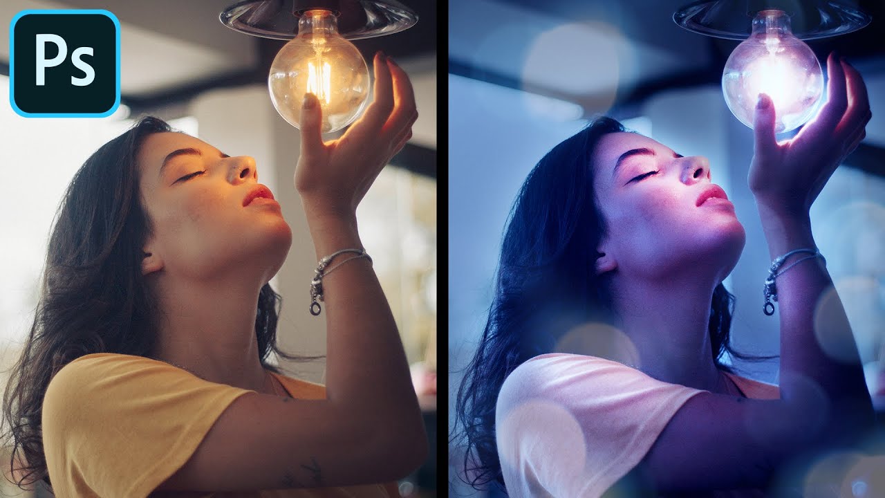 How to make Dramatic Lighting Effect in Photoshop - YouTube