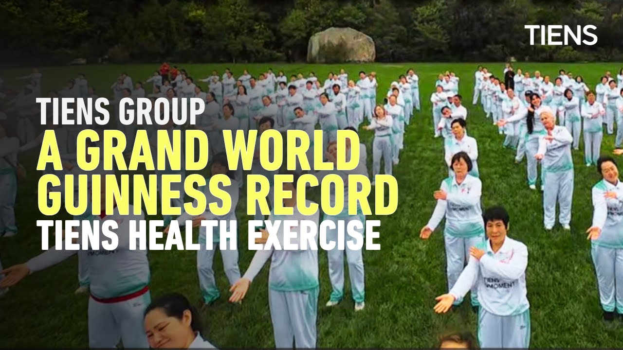TIENS Fitness Exercise Challenge – Guinness World Record Activity - YouTube