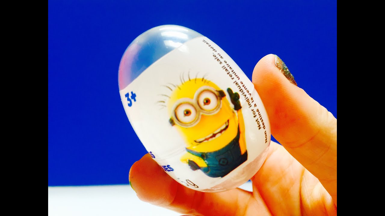 MINIONS DESPICABLE ME Easter Egg Candy Opening - YouTube