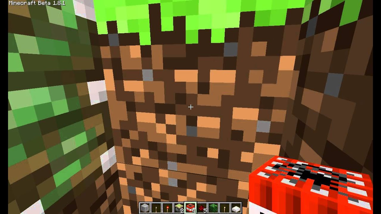 NEW! MineCraft See Through Wall Glitch w/ TNT + Pistons! - YouTube