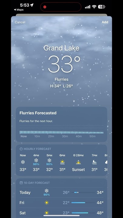 I see snow in Colorado ️ - YouTube