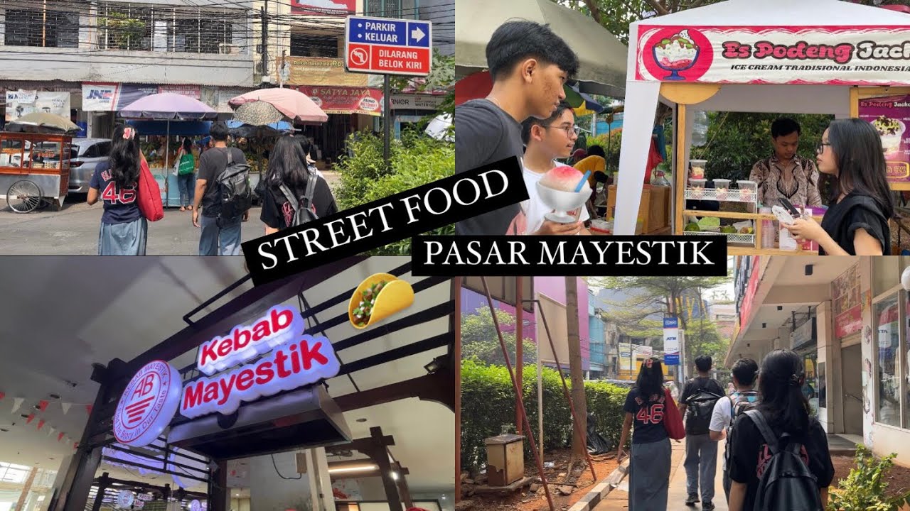 STREET FOOD AT PASAR MAYESTIK🌮🍧🧇 - YouTube