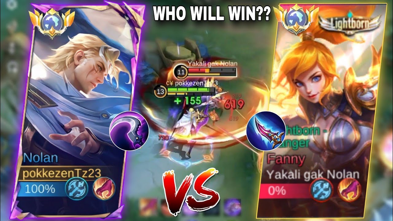 TOP GLOBAL NOLAN VS PRO FANNY! EARLY GAME SOK KERAS!! LATE GAME KITA ...