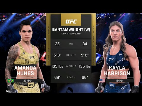 Amanda Nunes vs. Kayla Harrison Full Fight - UFC 5 Fight Night