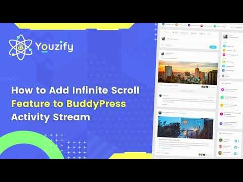 How to Add Infinite Scroll Feature to BuddyPress Activity Stream - YouTube