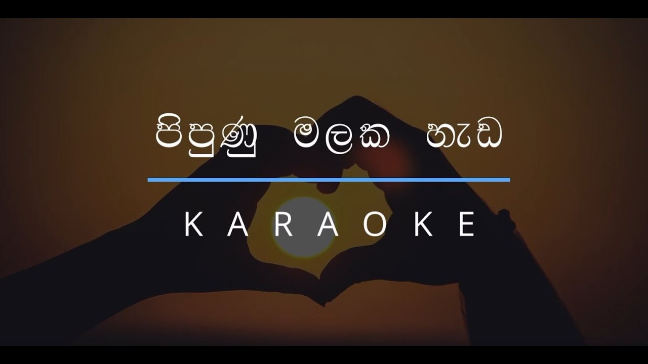පිපුණු මලක | Pipunu Malaka Karaoke - YouTube