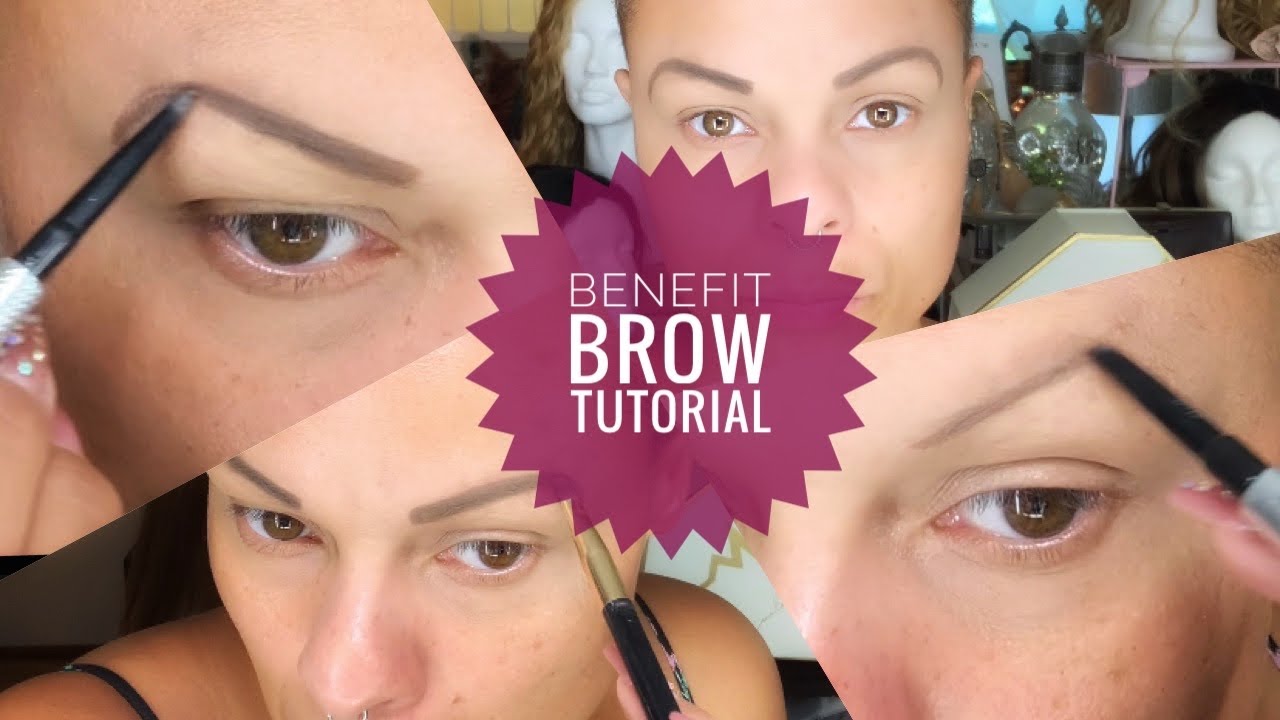 STEP-BY-STEP Tutorial | Benefit Brow Products - YouTube