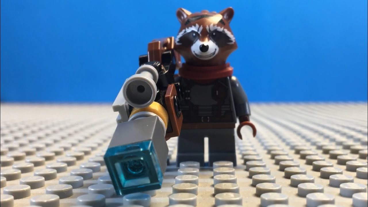 How to build Rocket Raccoon’s gun in Lego - YouTube