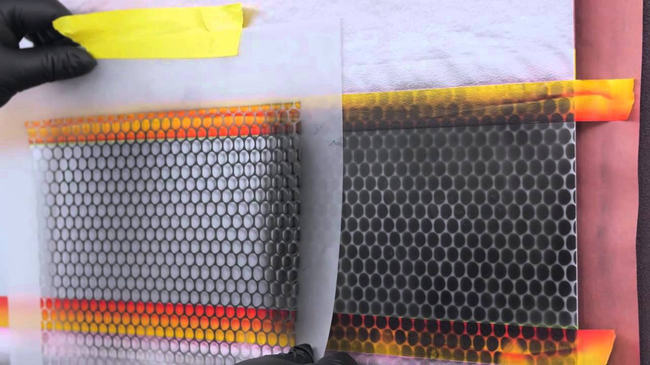 Mickey Harris Demos Dan-Am Texture Stencils - YouTube