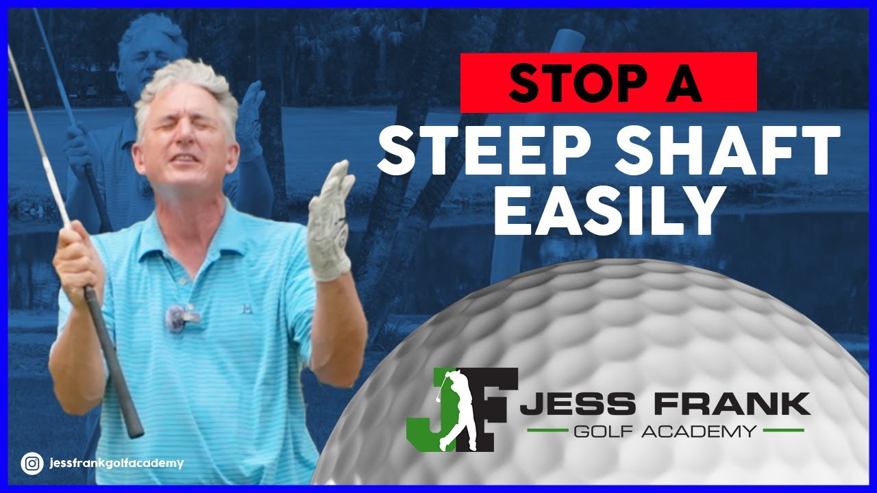 How To Stop A Steep Swing! PGA Golf Professional Jess Frank - YouTube