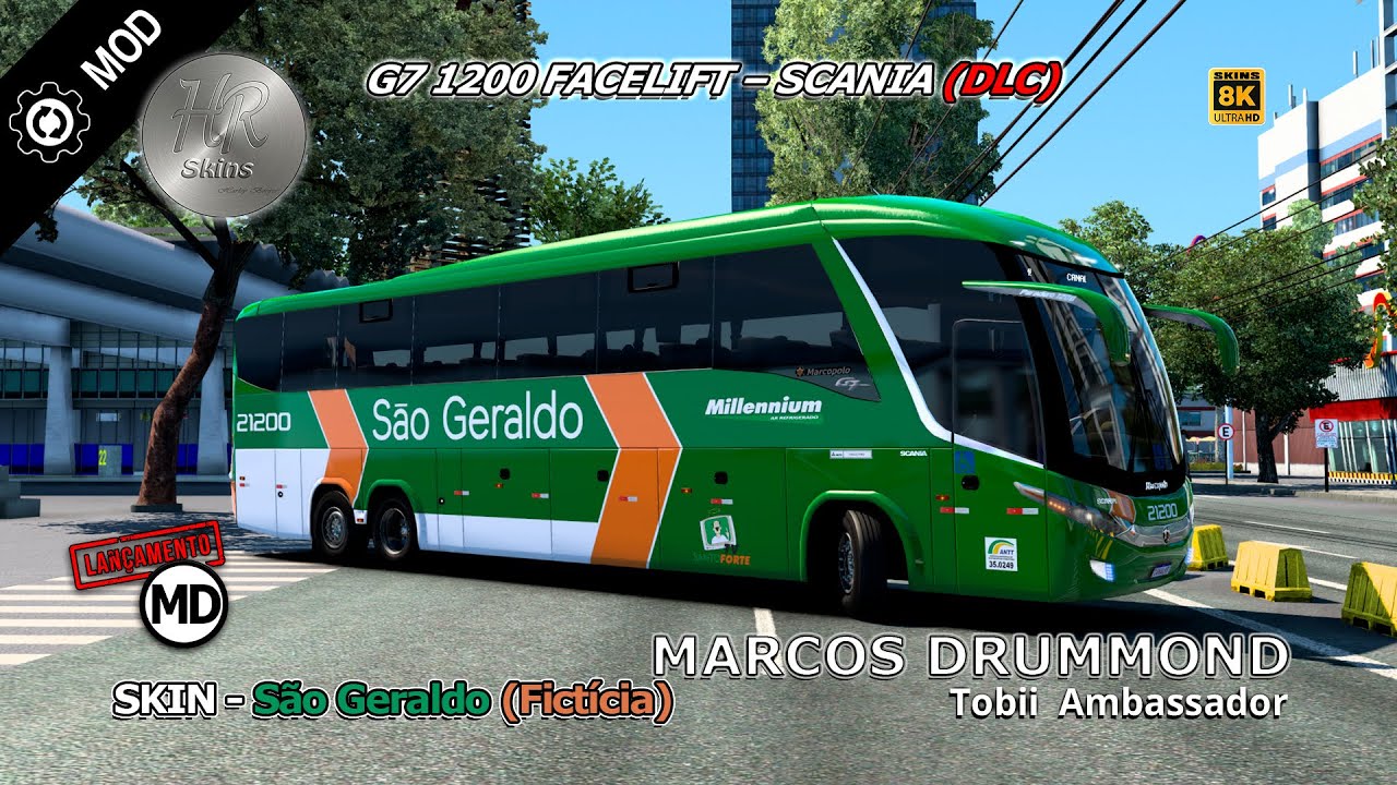 Lançamento HR SKINS - São Geraldo (Fic.) - Skin em 8K - Marcopolo ...