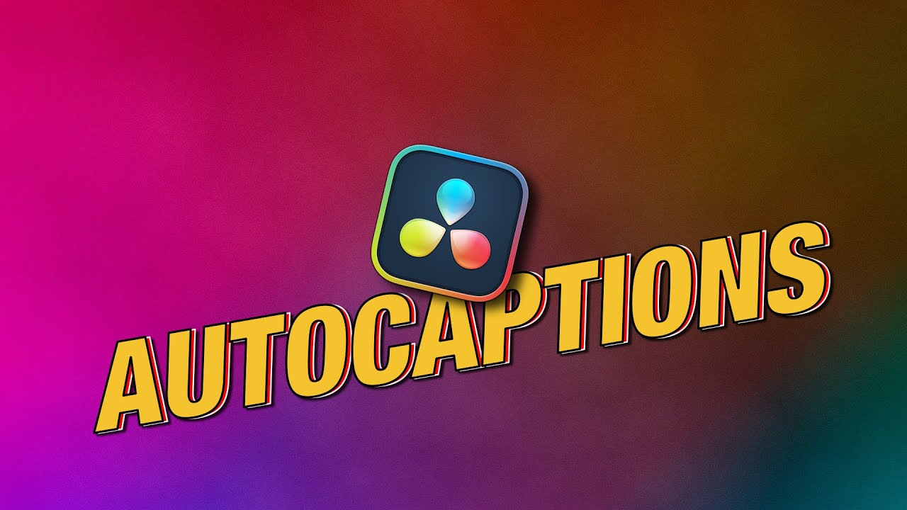 AUTOMATIC Captions in DaVinci Resolve | Under 1 Minute - YouTube