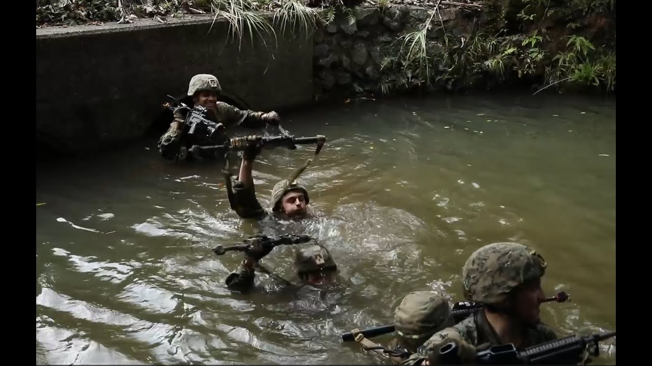 U.S. Marines at Home in the Jungle and the Water on Okinawa, Japan ...