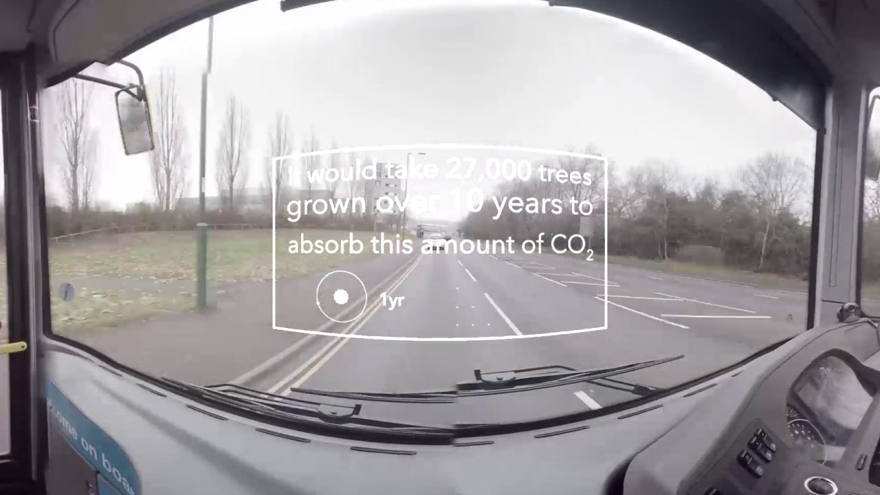 360 degree electric bus video - YouTube