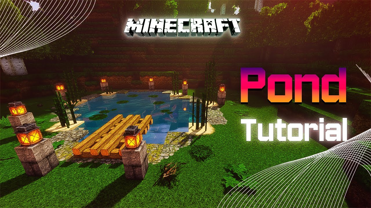 Minecraft: How to Build a Pond (Tutorial) - YouTube