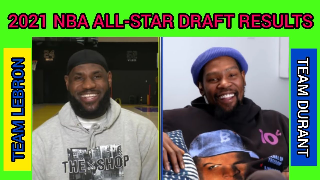 2021 NBA All-Star Draft Results! Team LeBron vs Team Durant! - YouTube
