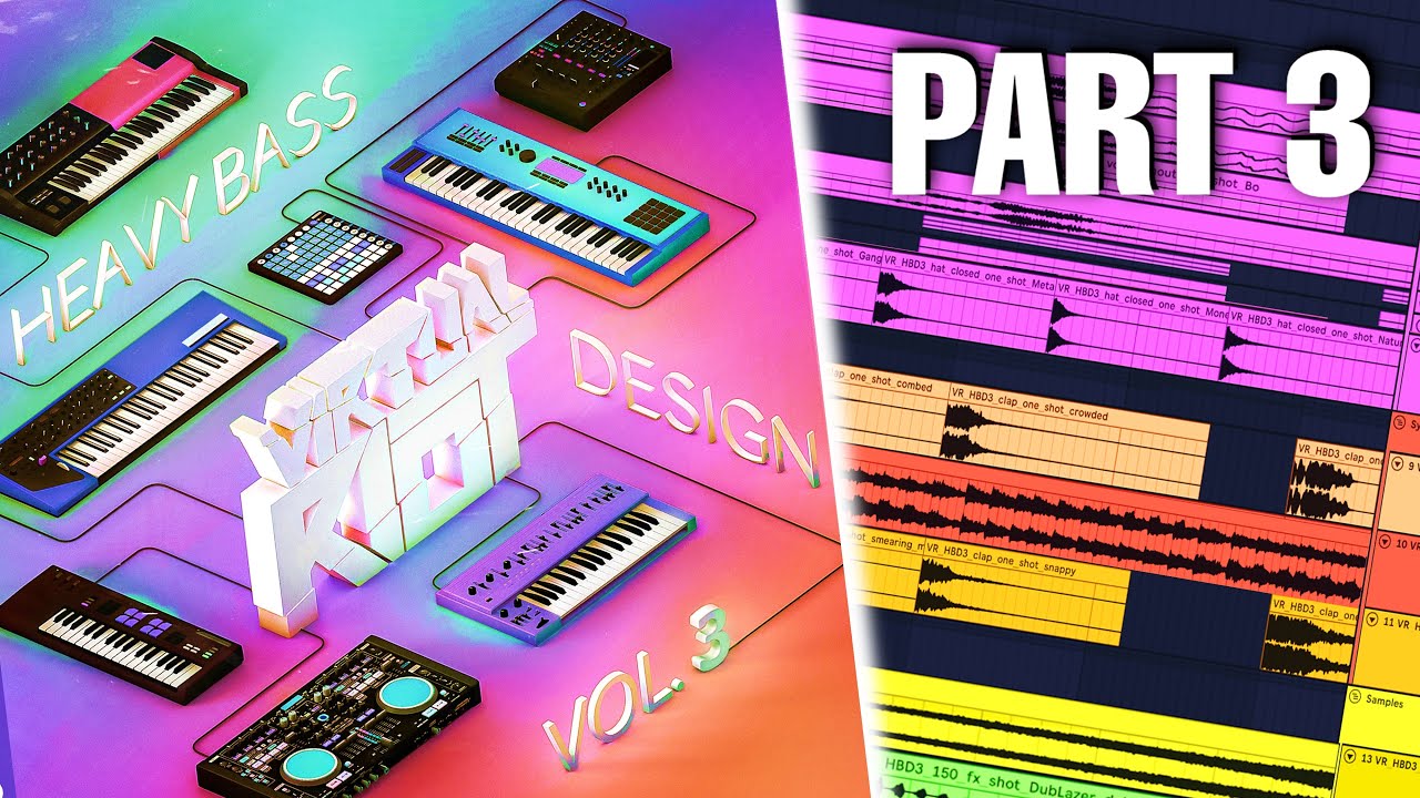 Part 3: HEAVY BASS DESIGN Vol. 3 - Starting a Melodic Song Idea with ...