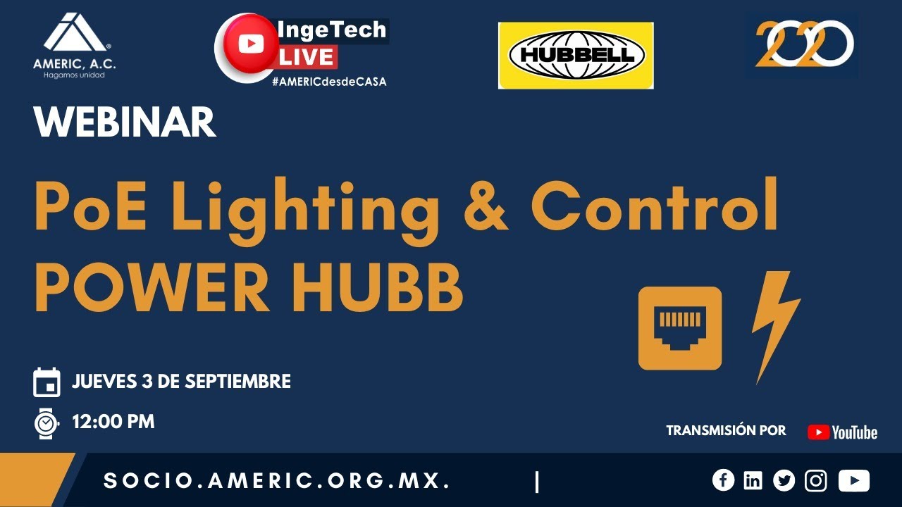 RE TRANSMISIÓN | PoE Lighting & Control Power HUBB - YouTube