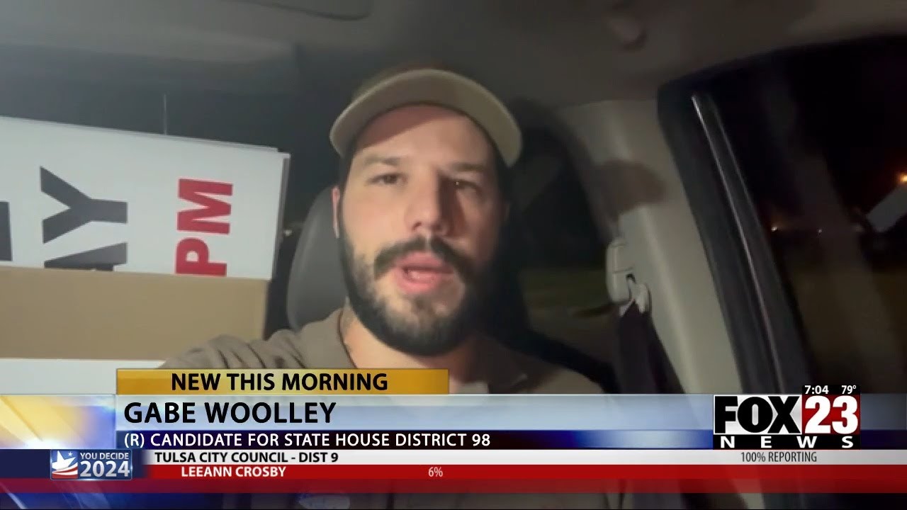 Video: Gabe Woolley reacts to win over incumbent Dean Davis - YouTube