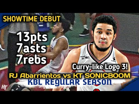 LONG DISTANCE 3! SHOWTIME DEBUT ni RJ Abarrientos sa KBL vs KT | Oct. 15, 2022 - YouTube