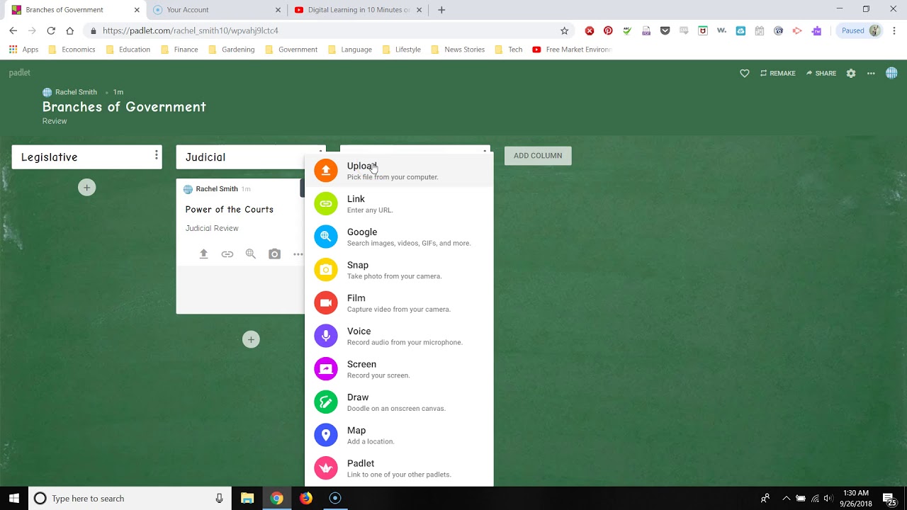 Padlet.com Tutorial - YouTube