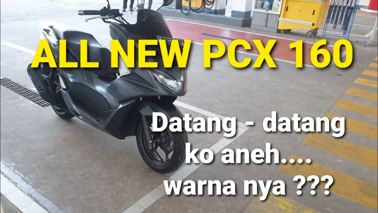 WARNA ALL NEW PCX 160 matte gray KO ANEH.........?? bisa ganteng ...