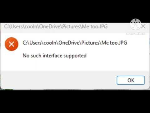 Pc Fix No such interface supported Problem Solve in Windows | No such interface supported window ...