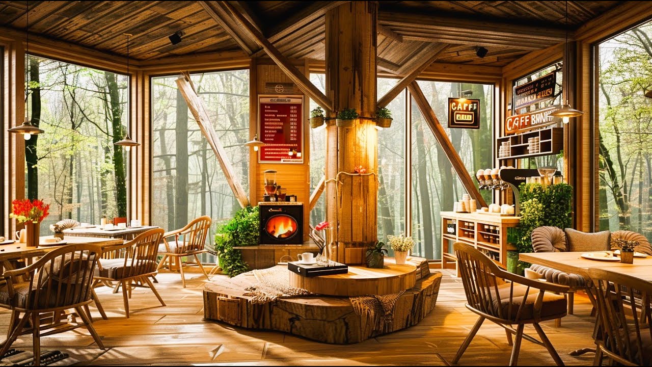 Jazz Relaxing Music for Studying, Work ☕ Cozy Coffee Shop Ambience ...